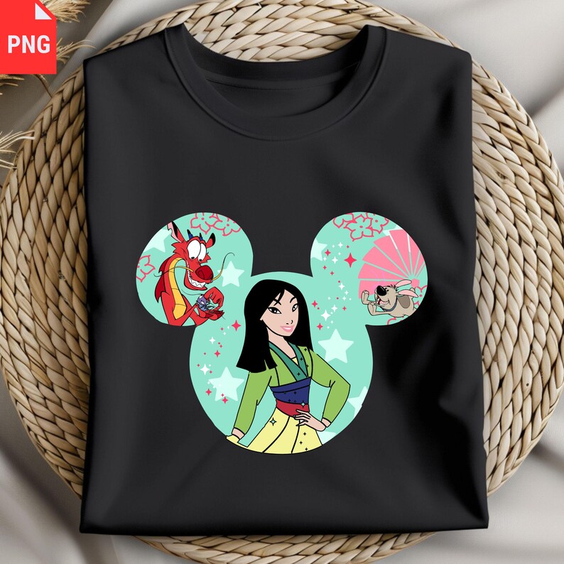 Princess Ears Mickey Bundle, Cute Princess Png Set for Cricut and ...