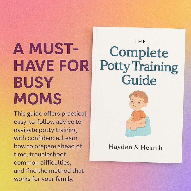 Potty Training Guide for Busy Moms: Charts, Log & Certificate (digital ...
