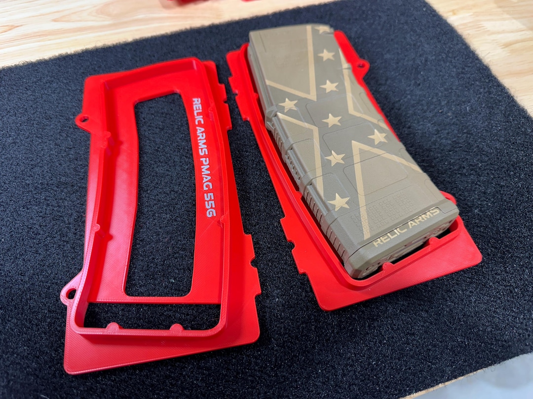 PMAG Fiber Laser Engraving Jig Set Left & Right Fits Pmag 30rd 223 5.56 ...