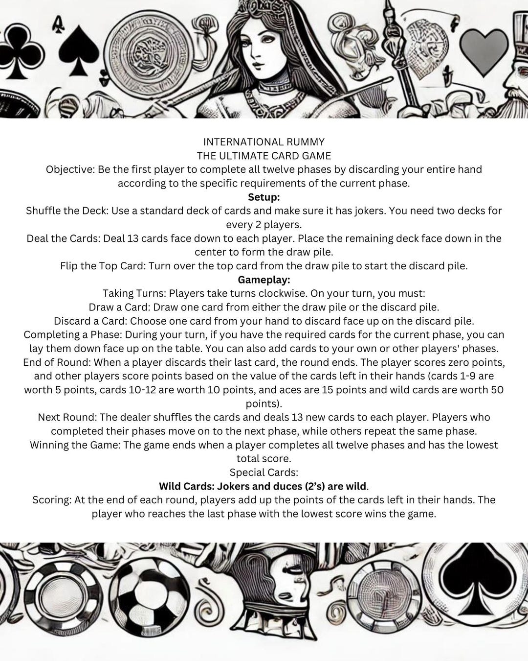 International Rummy: the Ultimate Card Game - Etsy