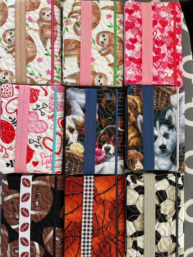 Mini Composition Notebook With Machine Quilted Cover Ready - Etsy