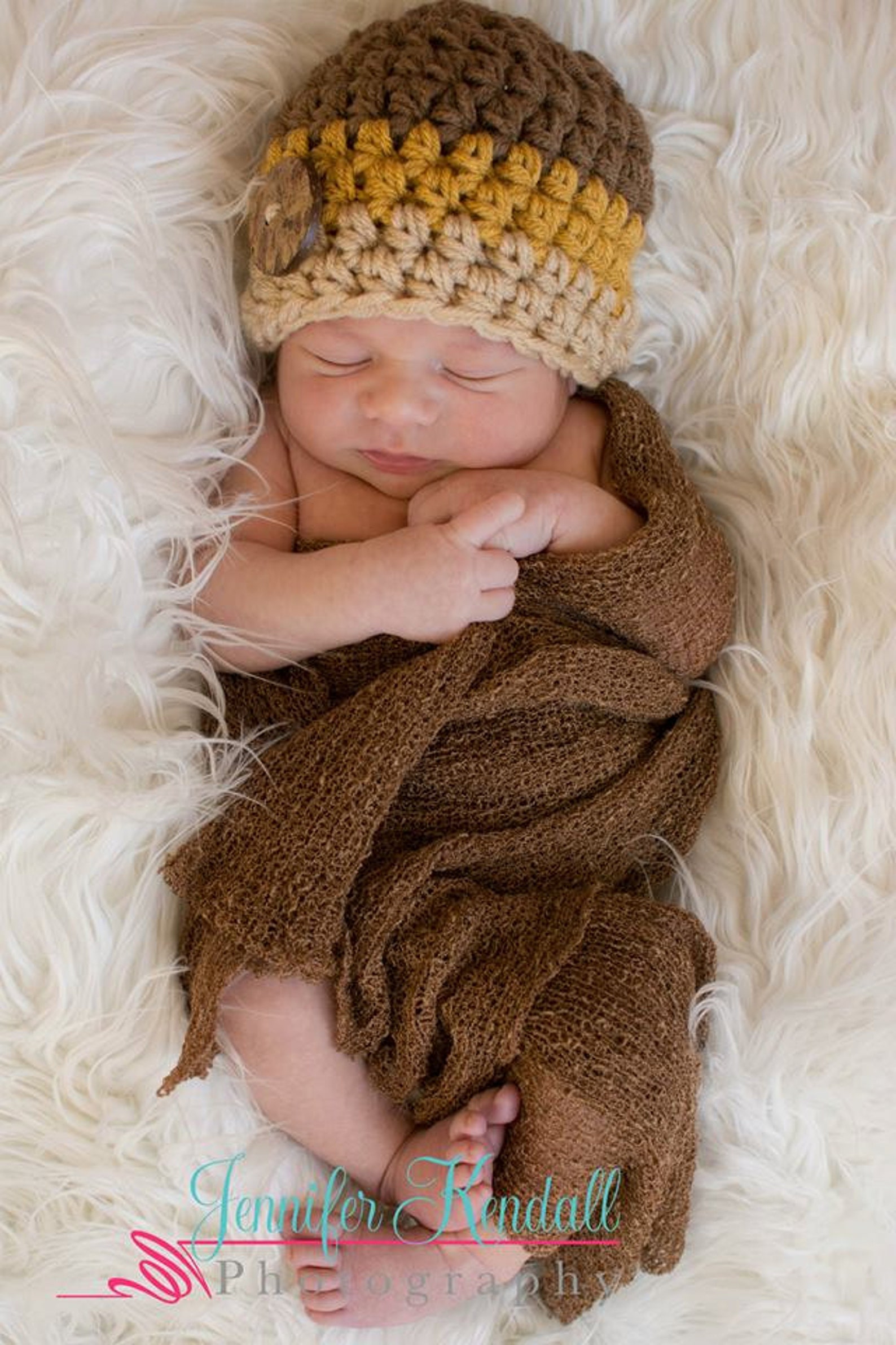 Fall Colored Chunky Baby Hat Newborn Size Made to Order - Etsy