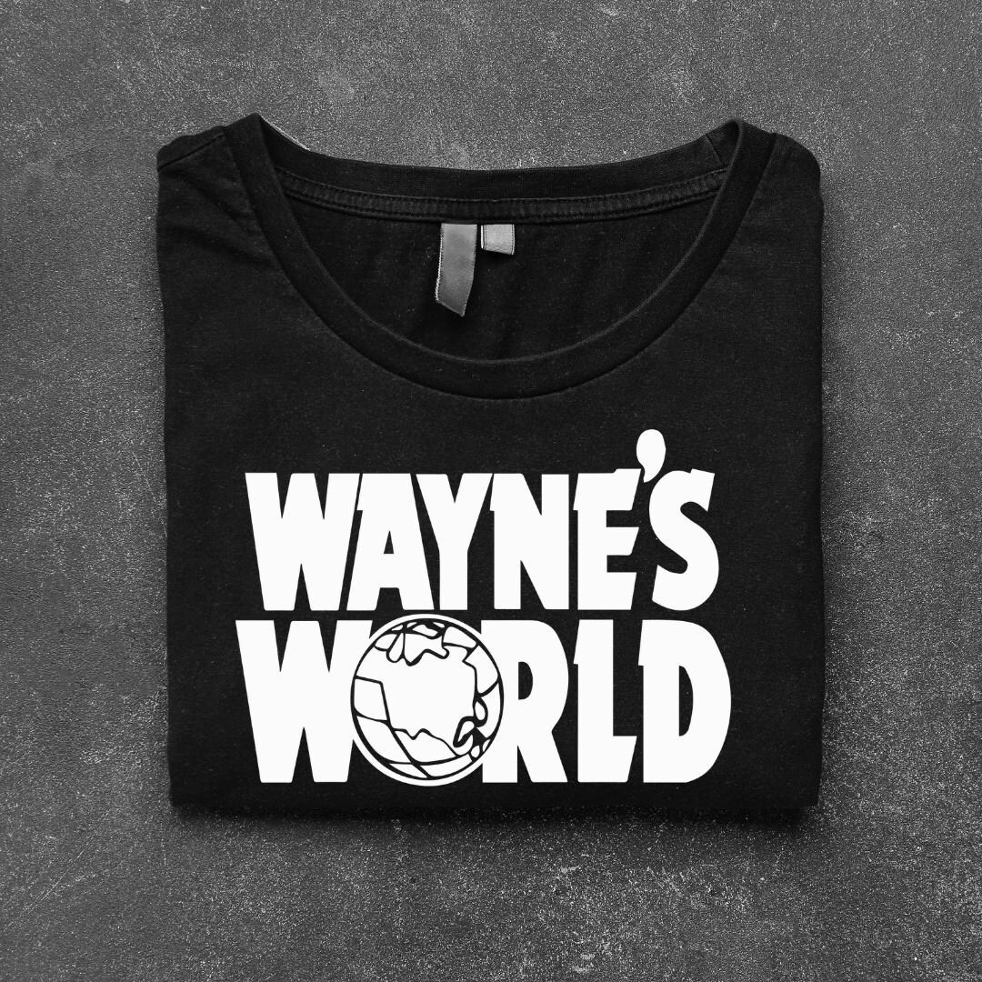 Wayne’s World Retro Logo PNG, 90s Movie Fan Art Clipart, Vintage Comedy ...