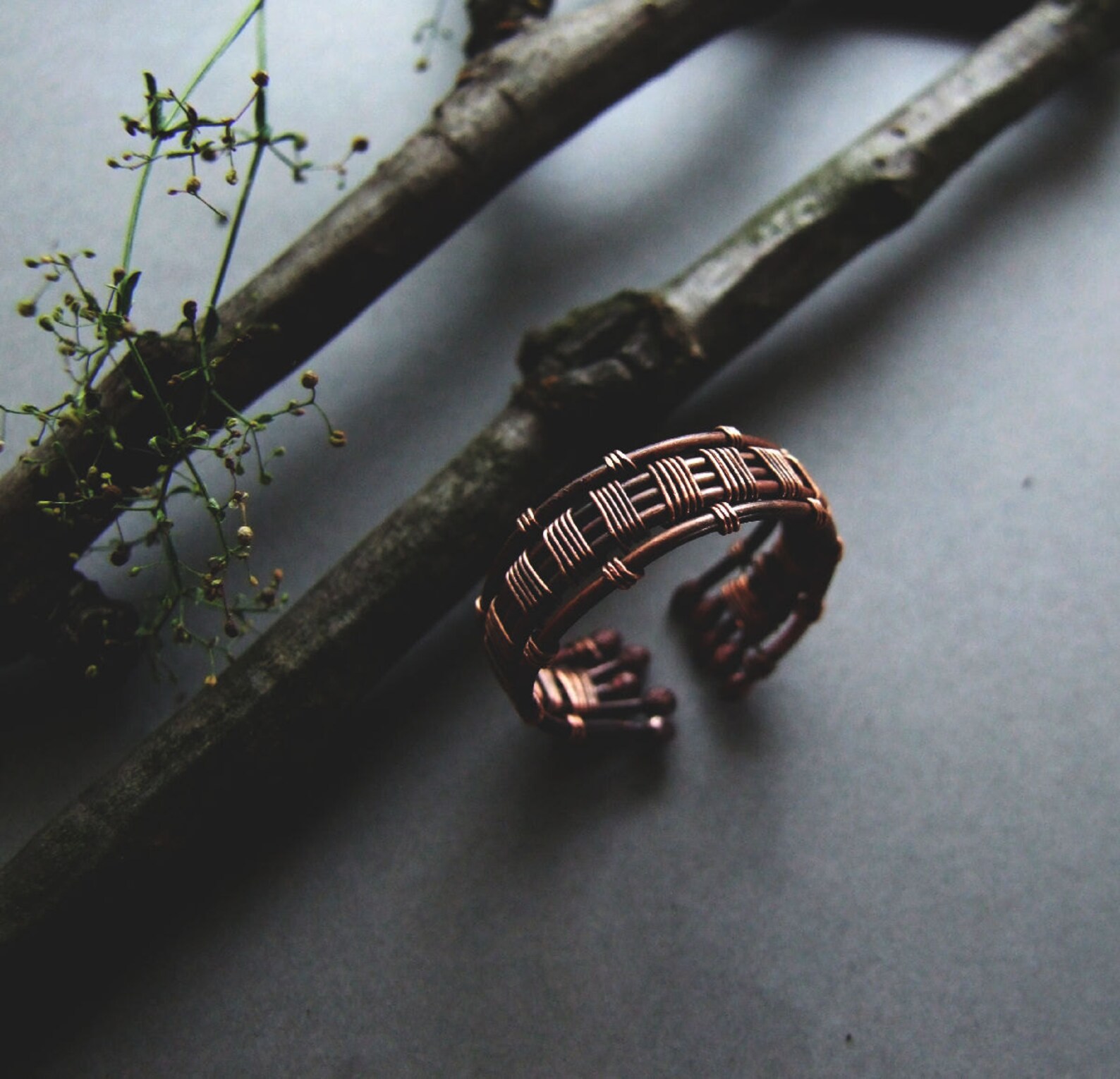 Mens Ring Copper Rustic Ring for Him Gift for Men Mens | Etsy