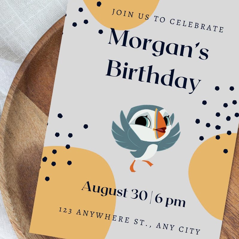 Puffin Rock Birthday - Etsy