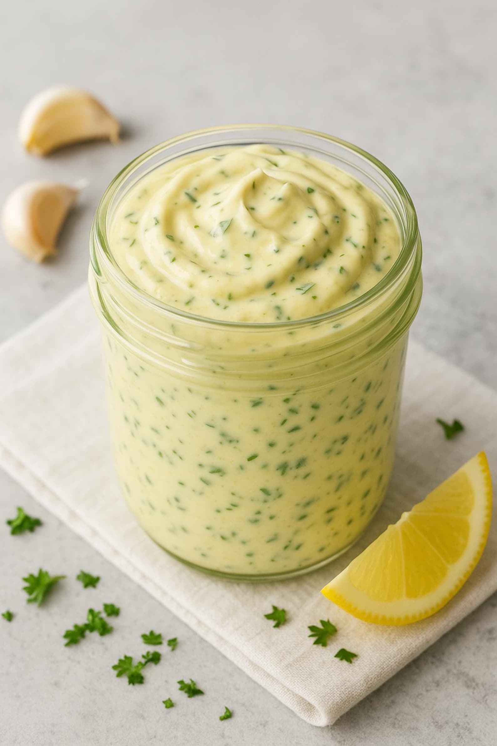 Creamy Garlic Herb Mayonnaise - Etsy