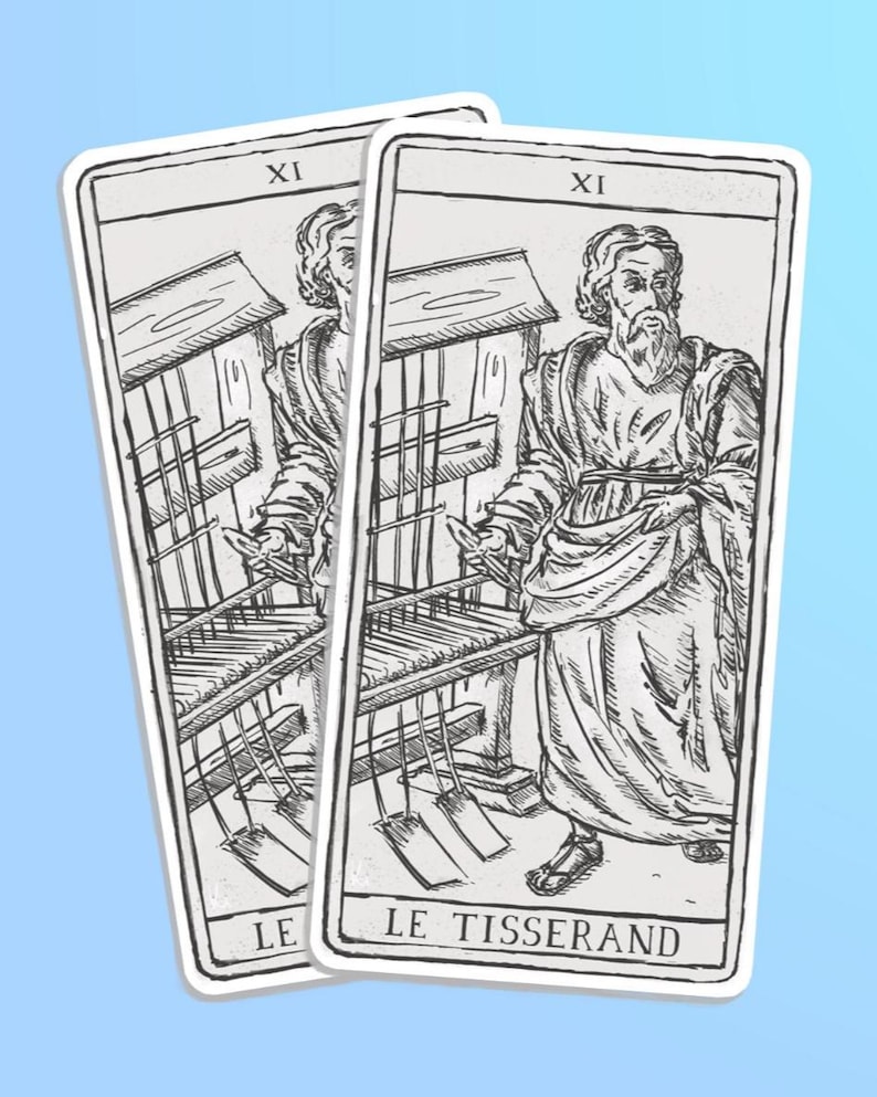 Saint Barnabas Sticker - Tarot Card (inktober Edition) - Etsy
