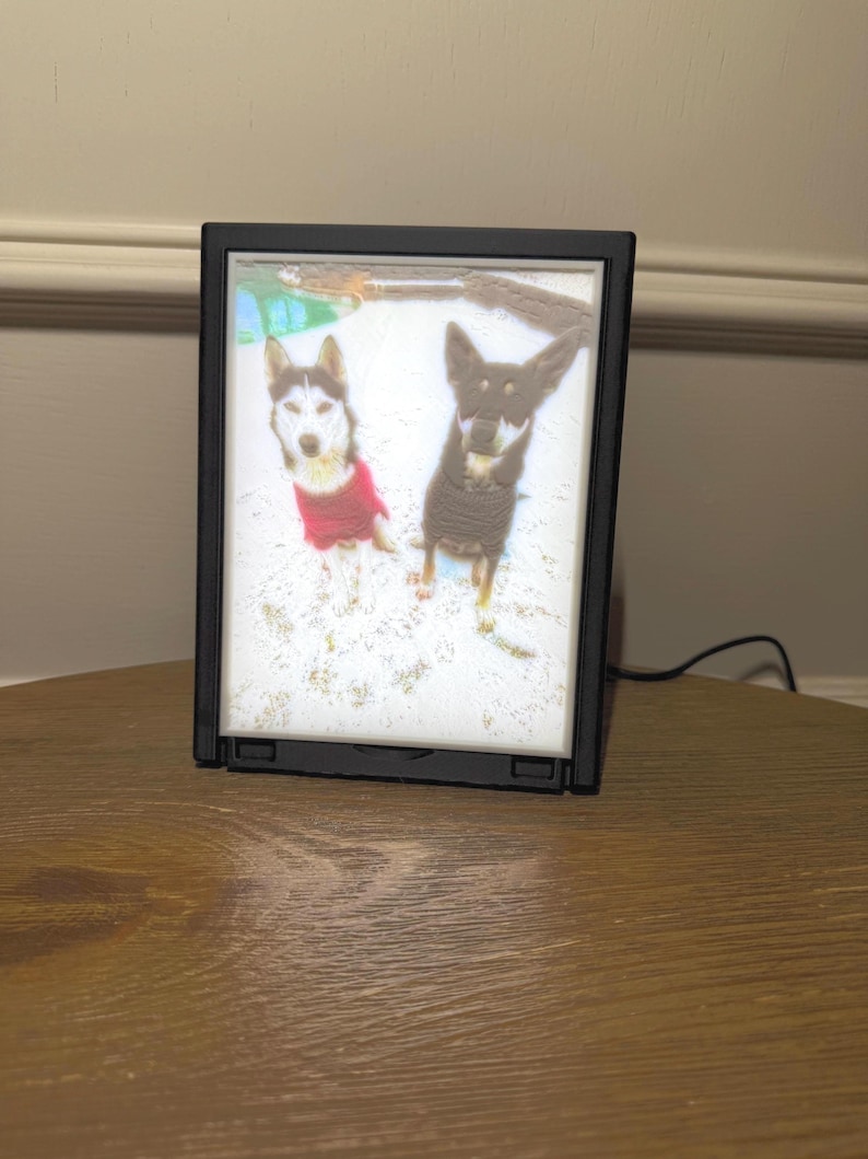 Custom Color Lithophane-personalized Photo Light-led Backlit Photo - Etsy