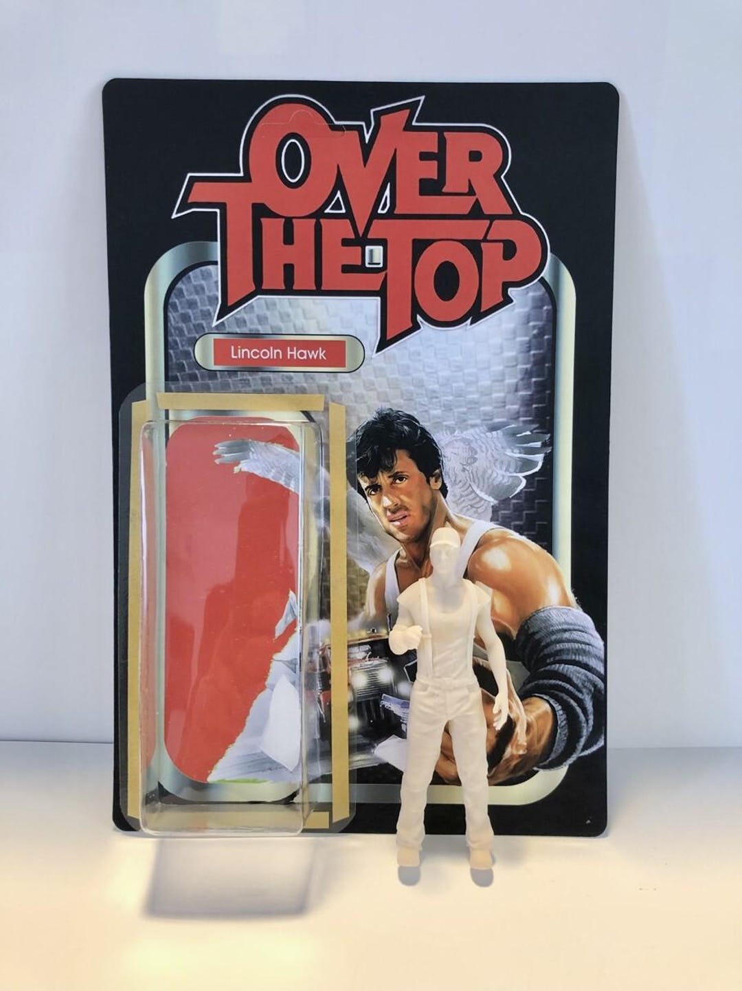 Rare Sylvester Stallone Over the Top Custom Figure, Blister, Card ...