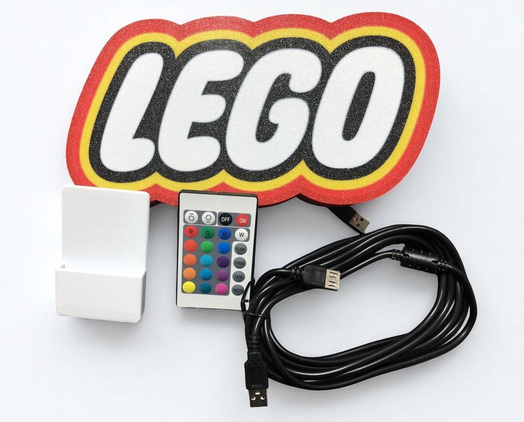 LEGO Custom Lightbox Display Sign 3D Printed KIT Free Shipping - Etsy