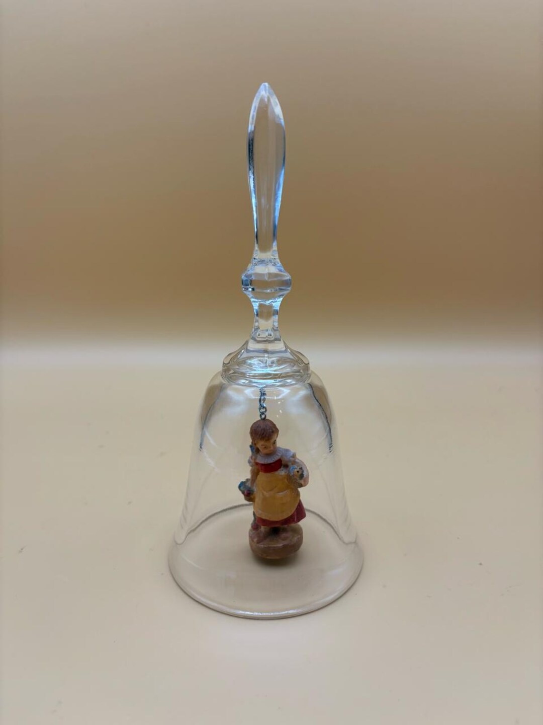 Vintage German Dolfi Lead Crystal Bell With an Italian Hand Carved ...
