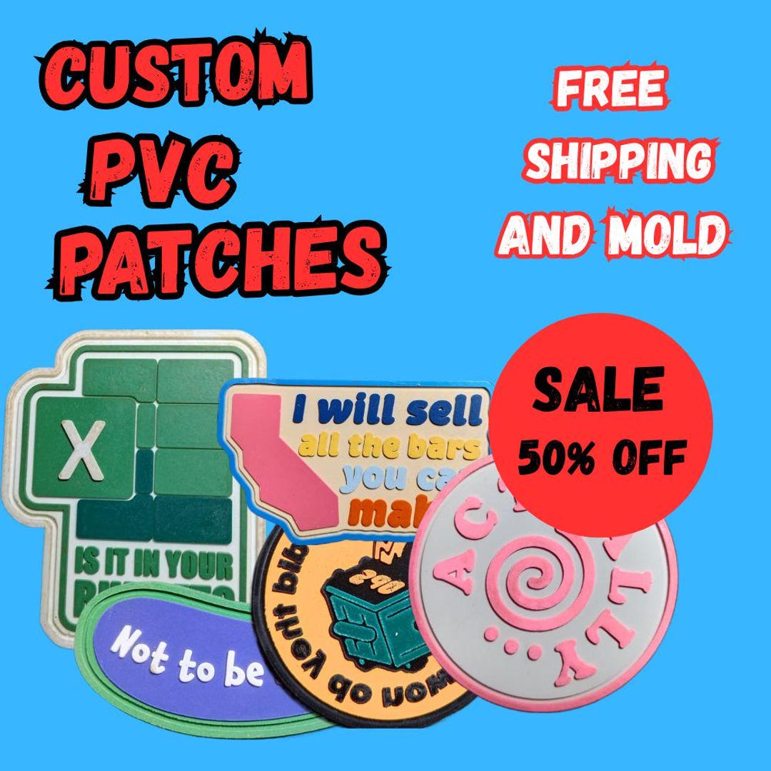Custom PVC Patches, Rubber Morale Patches, Sew-on & Velcro ( Hook and ...