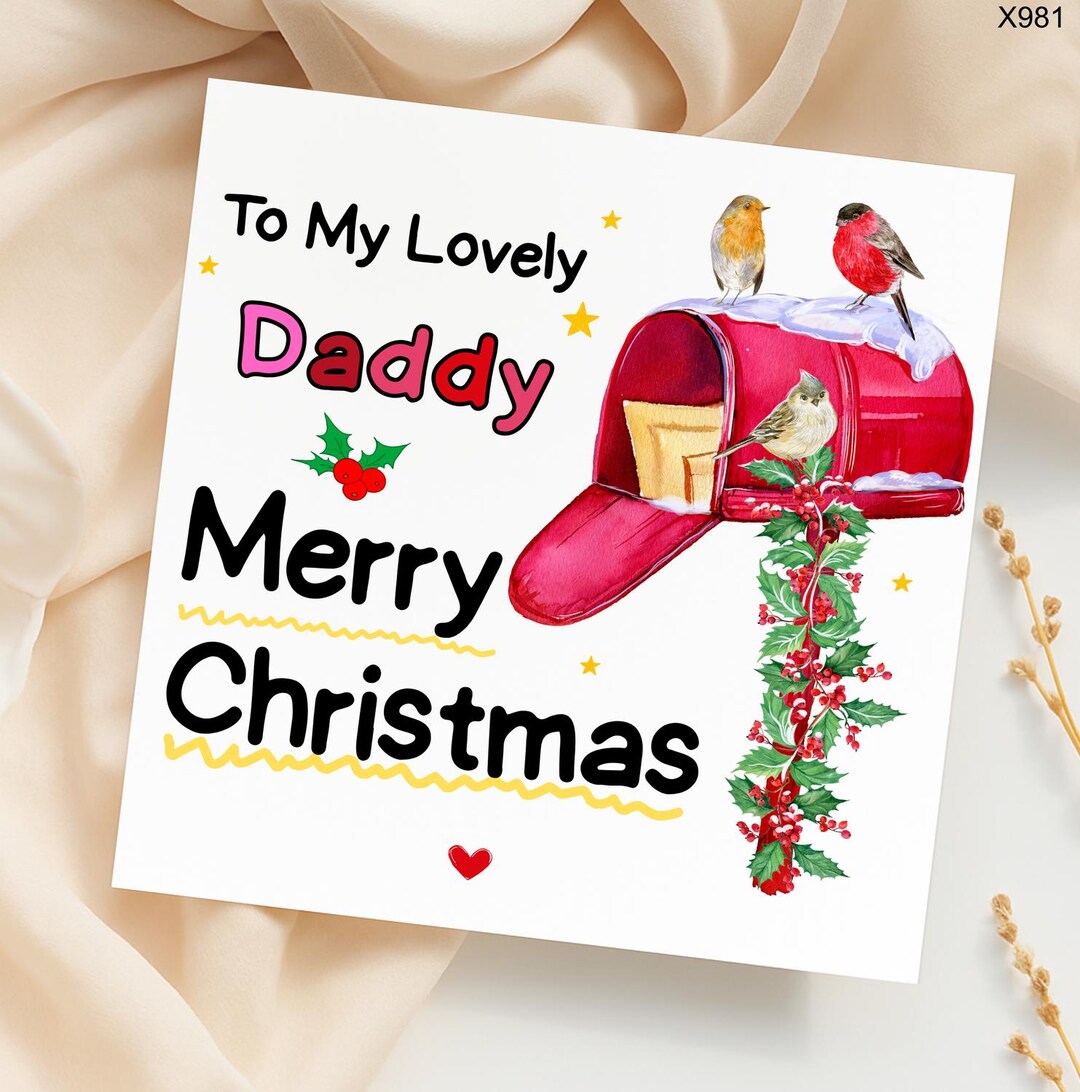 Merry Christmas Dad | Father Christmas Card | Heartfelt Holiday ...