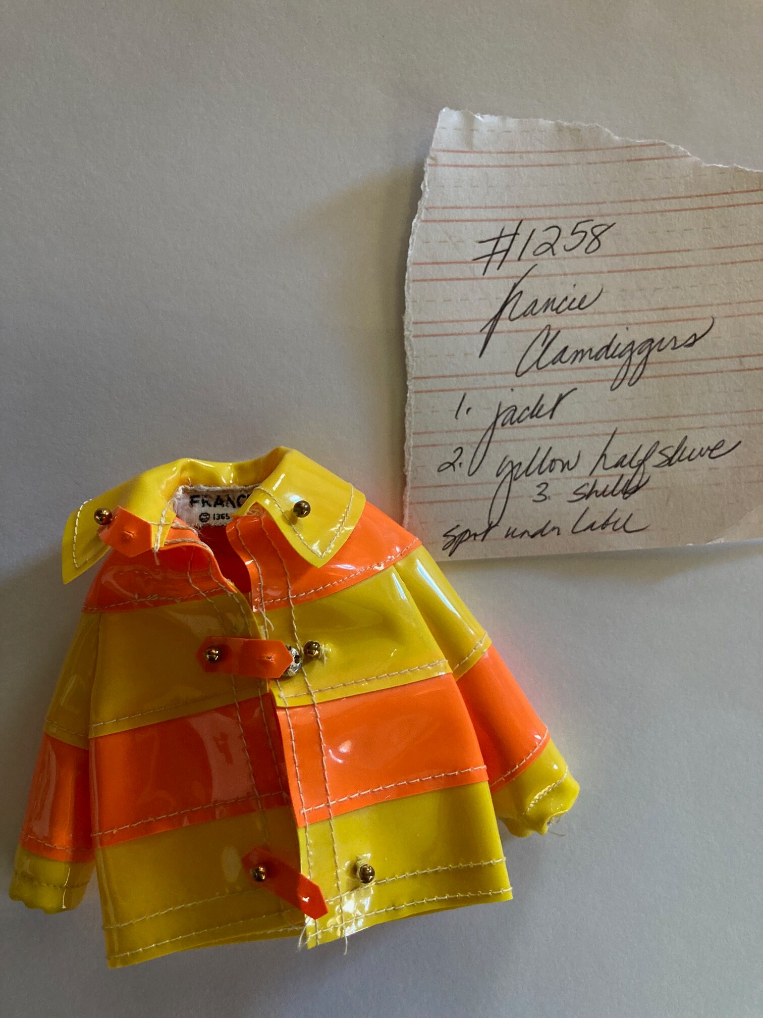 Francie or Skipper Clam Diggers Jacket 1258 Tee Shirt and - Etsy