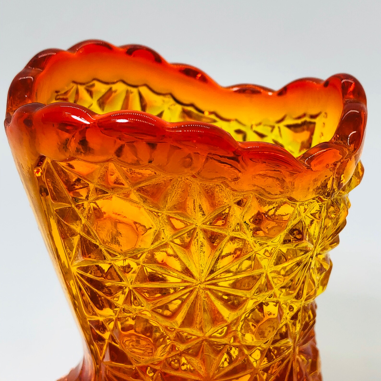 Vintage Signed Fenton Art Glass Victorian Healed Boot | Etsy