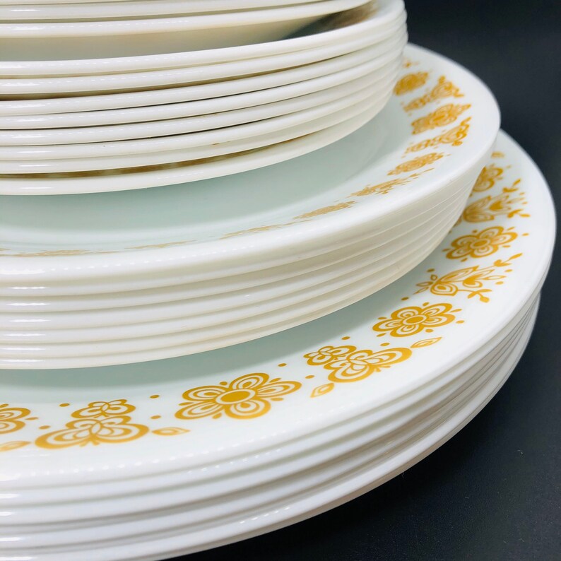 Vintage Corelle Pyrex Butterfly Gold Dish-ware | Etsy