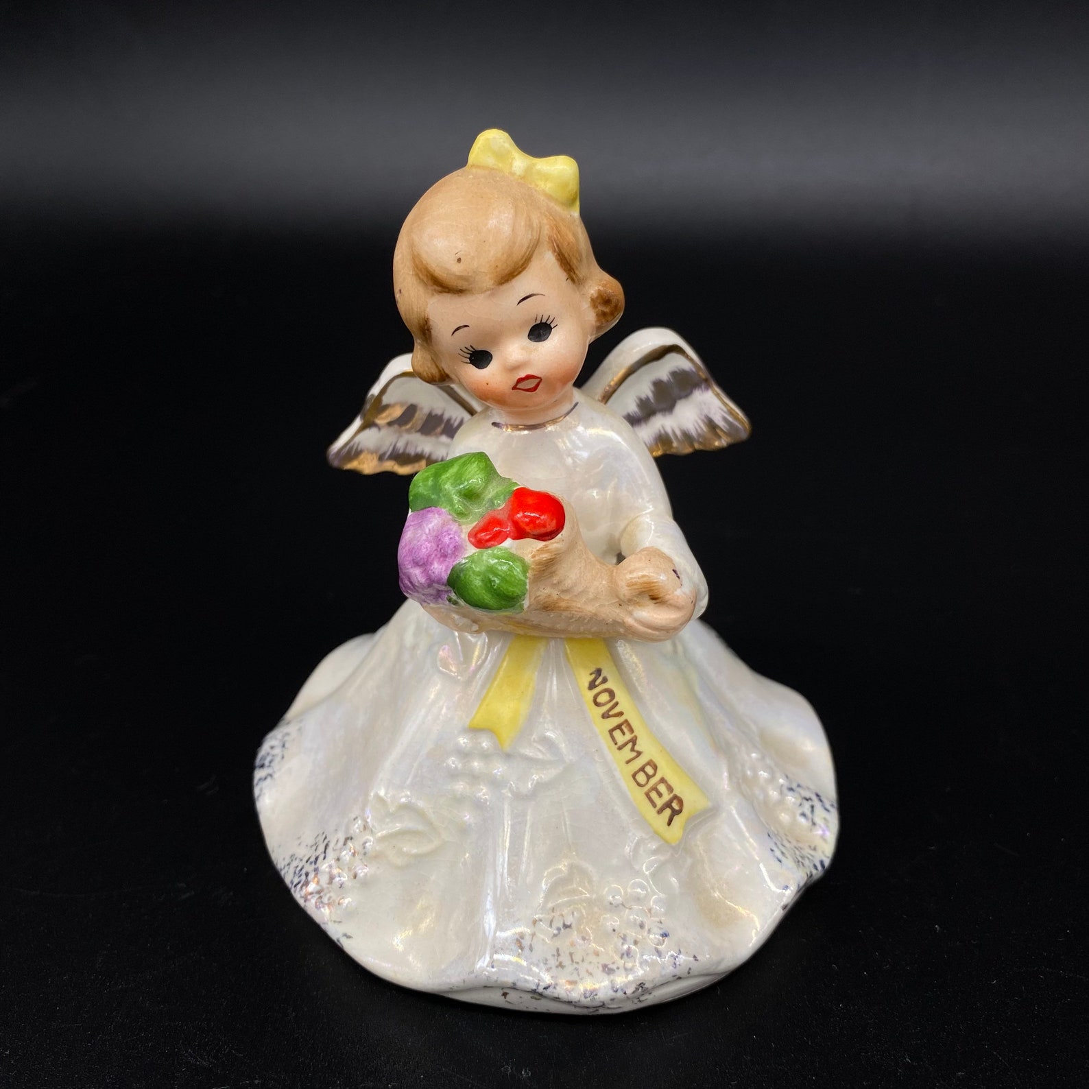Vintage Very Rare November Birthday Angel Birthday Month - Etsy