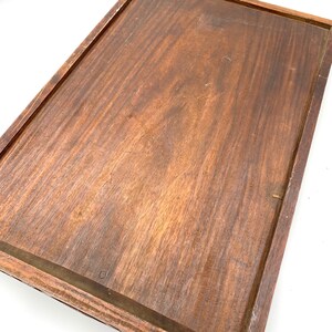 Antique - Victorian - Indian Mahogany Tea Tray - Hand Carved ...