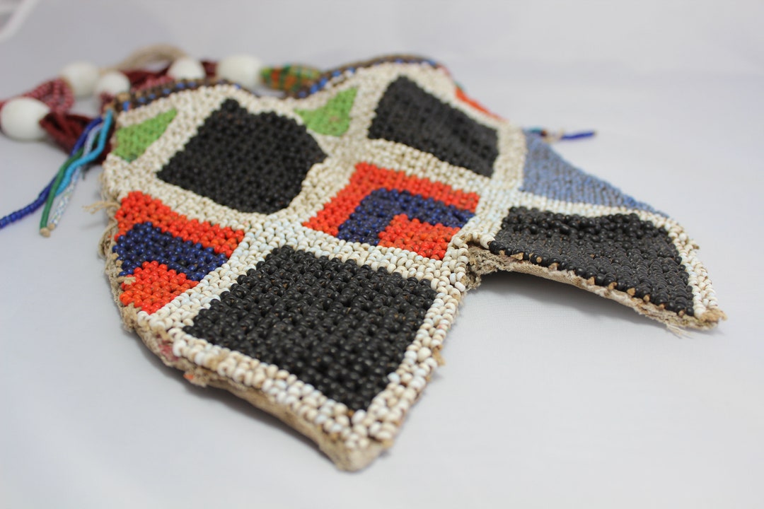 Vintage Native American (sioux Tribe) Beaded Satchel Circa Early 20th ...