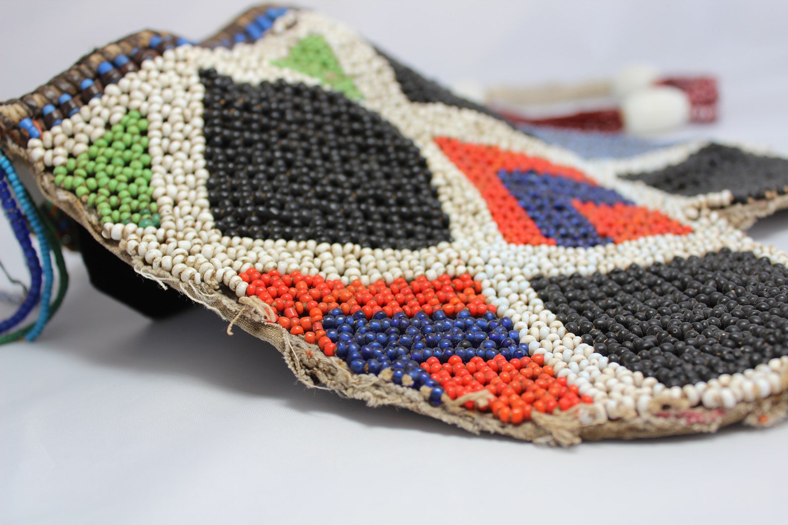 Vintage Native American sioux Tribe Beaded Satchel Circa | Etsy