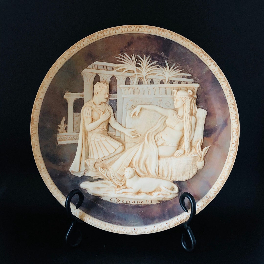Incolay Studios of California Stone Sculpture Collector Plate - "antony ...