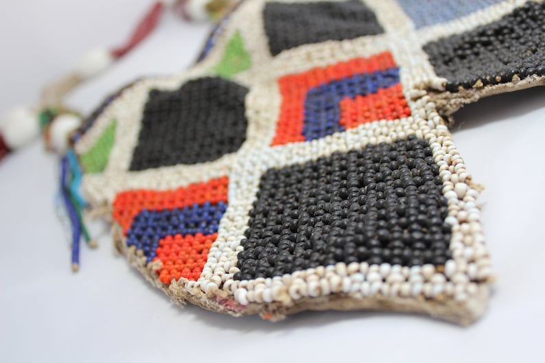 Vintage Native American sioux Tribe Beaded Satchel Circa | Etsy