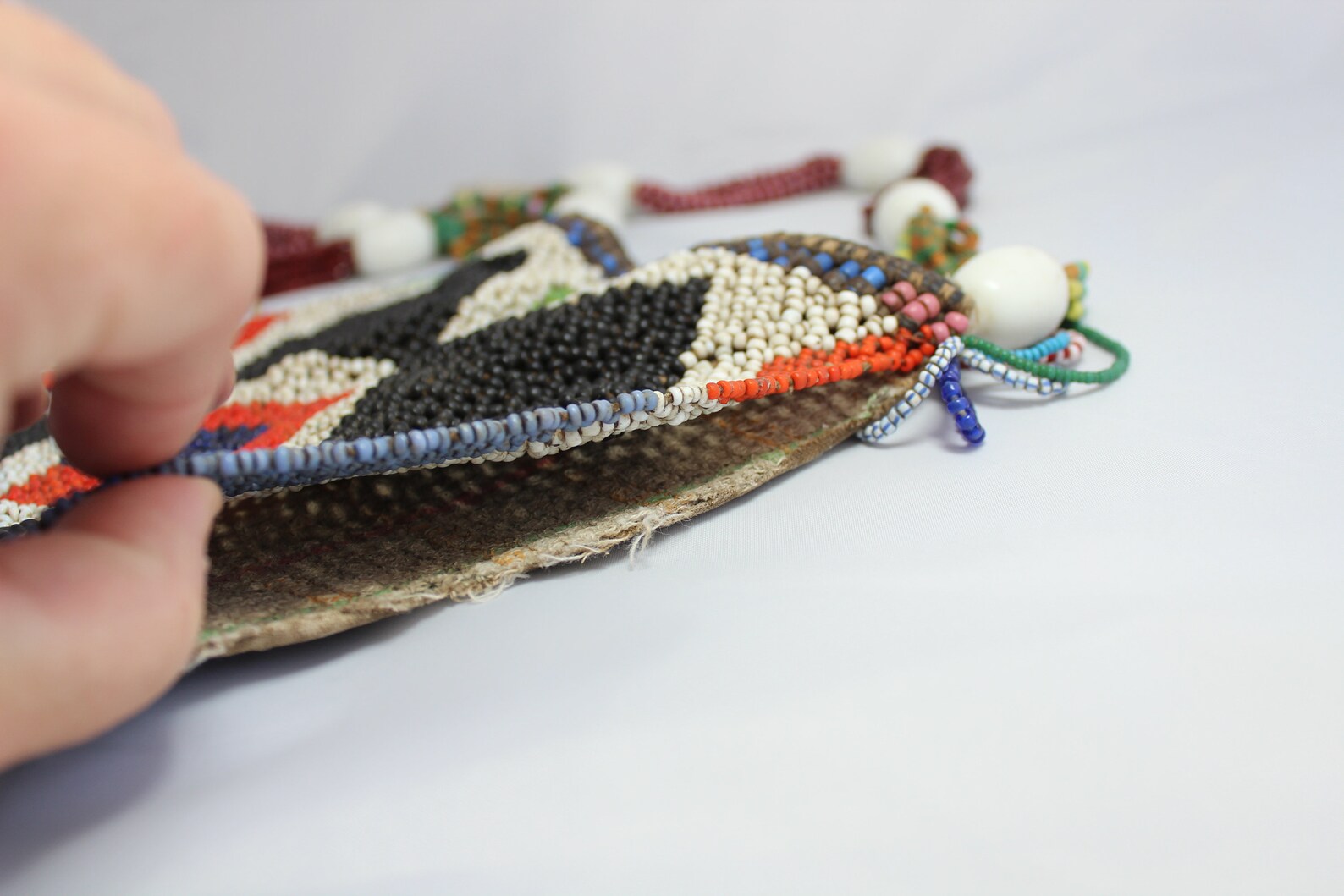 Vintage Native American sioux Tribe Beaded Satchel Circa | Etsy