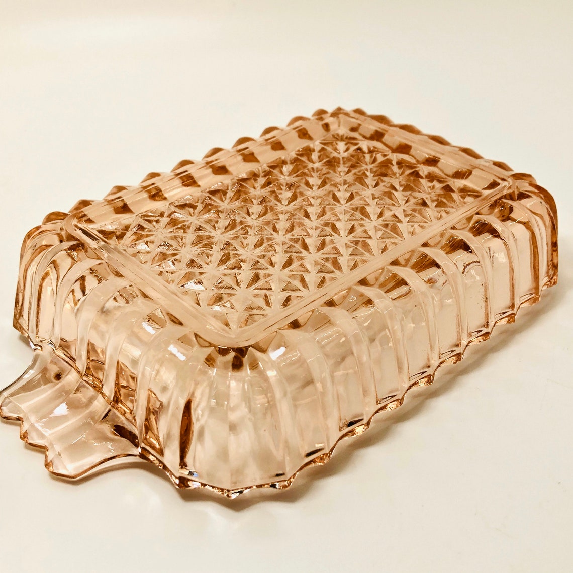 Vintage Hocking Glass Company Pink Depression Glass - Etsy