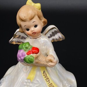 Vintage - Very Rare November Birthday Angel - Birthday Month - Figurine ...