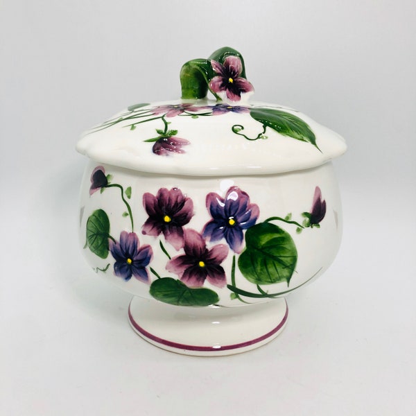 Vintage Violet Dish - Etsy