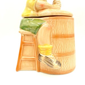 Vintage / Antique - Ceramic 1930's Cookie Jar - Little Boy Churning ...