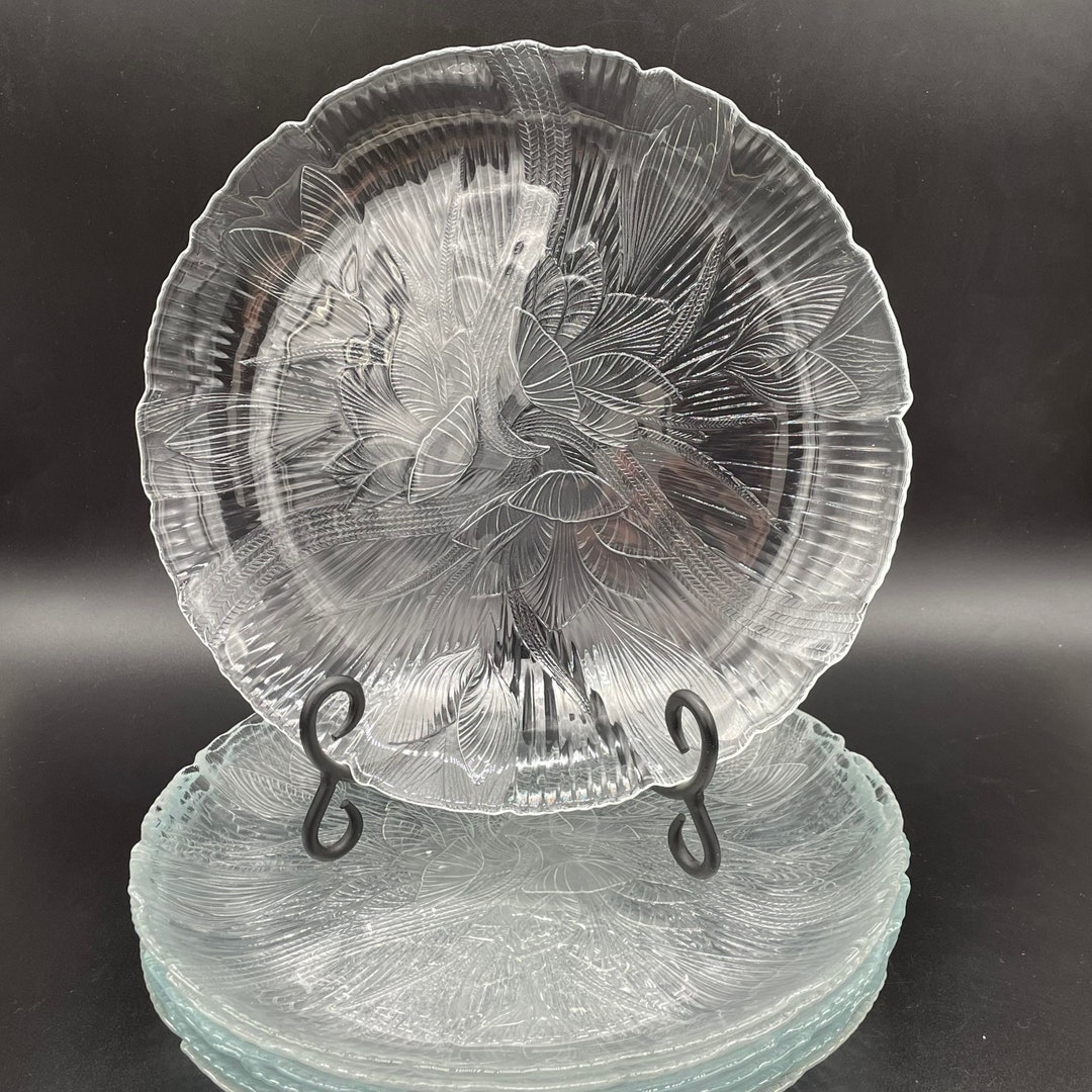 Vintage - ONE Clear Glass - Arcoroc France - Canterbury Pattern - 10.75 ...