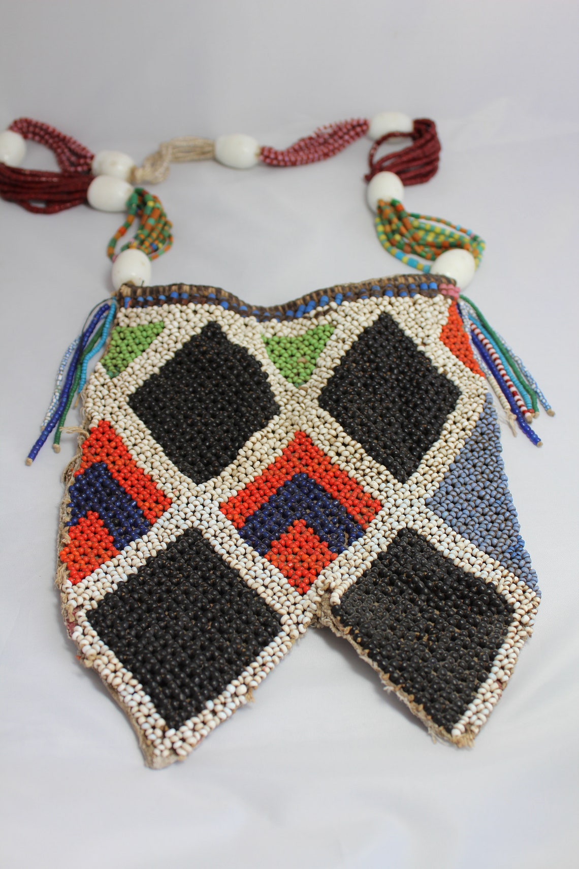 Vintage Native American sioux Tribe Beaded Satchel Circa | Etsy