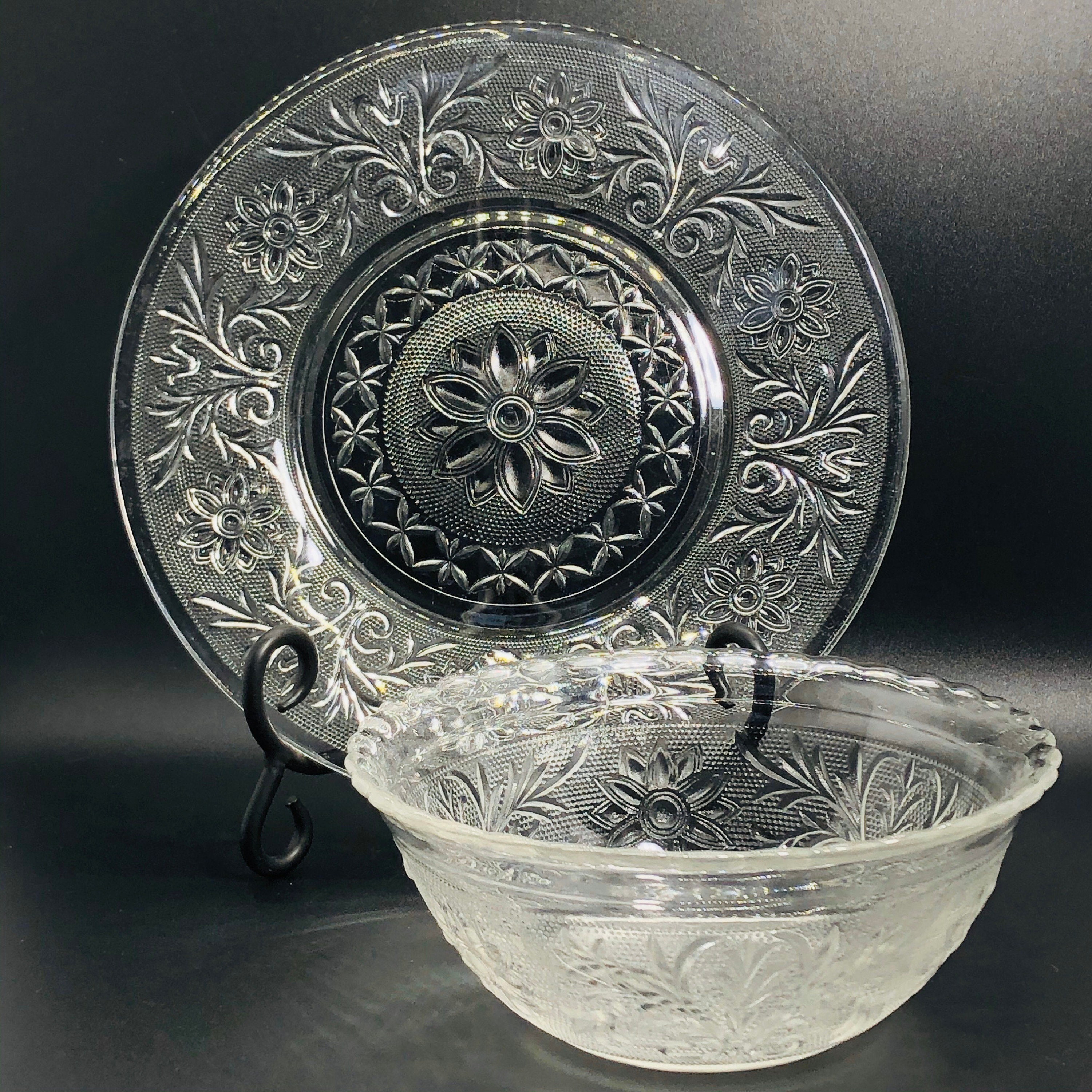 Vintage Indiana Glass Company Tiara Clear Depression | Etsy