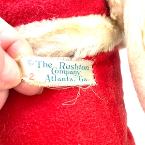 Vintage - RARE 1950’s Rushton Rubber Faced Santa - Rushton Star ...