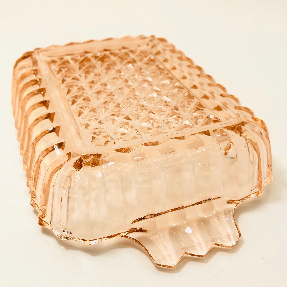 Vintage Hocking Glass Company Pink Depression Glass - Etsy