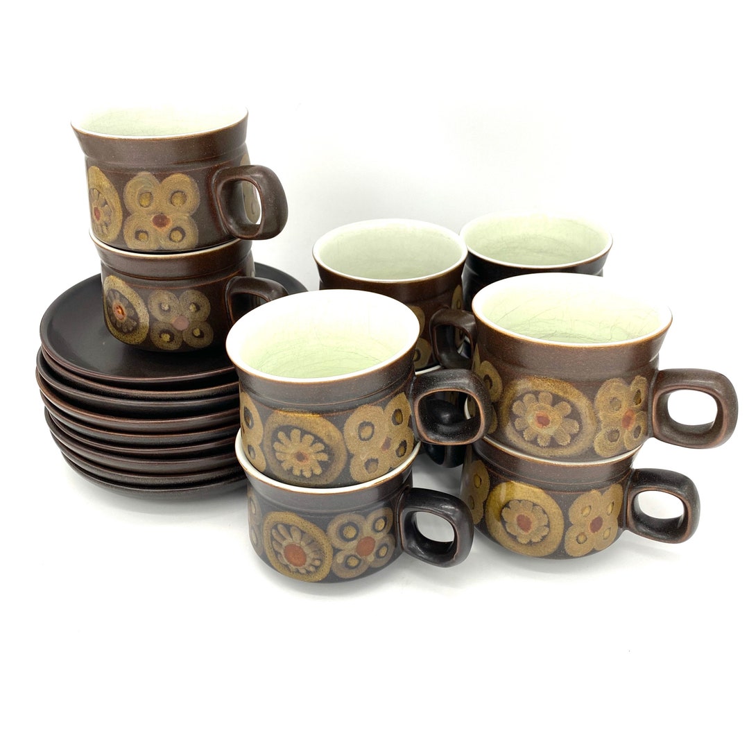 Vintage - Mid Century Modern - Denby Samarkand / Arabesque Coffee / Tea ...