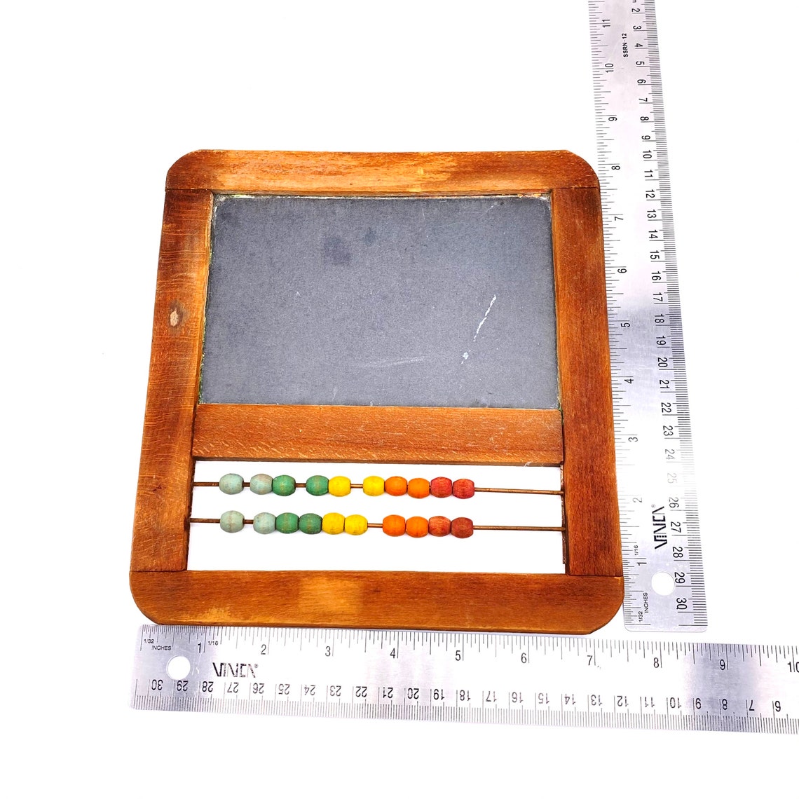 Vintage / Antique Children's Writing Slate with Abacus | Etsy