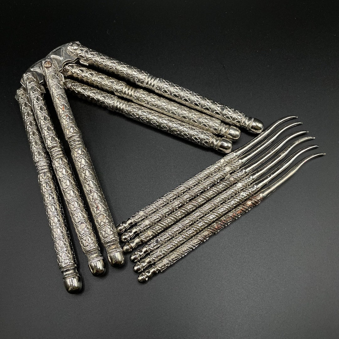 Vintage - Stainless Steel Nutcracker Set - Three Stainless Steel ...