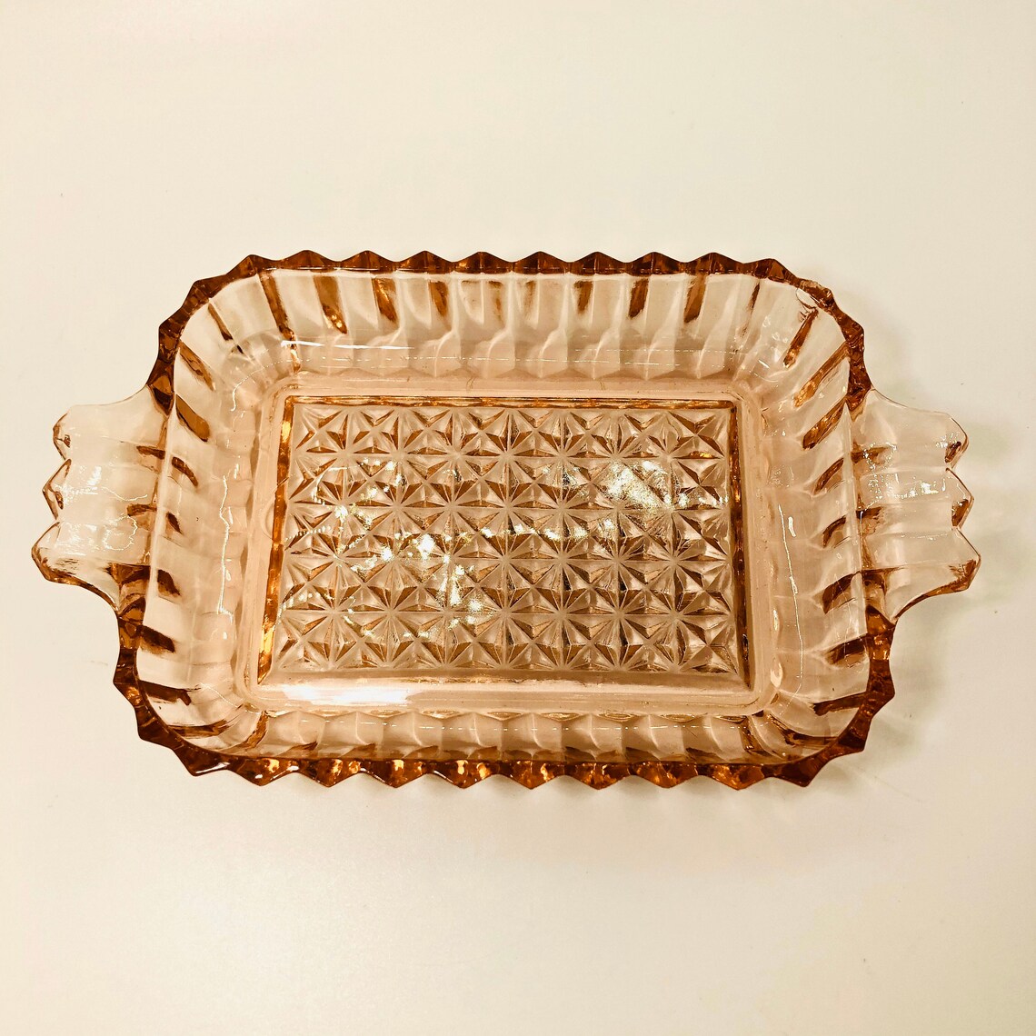 Vintage Hocking Glass Company Pink Depression Glass - Etsy