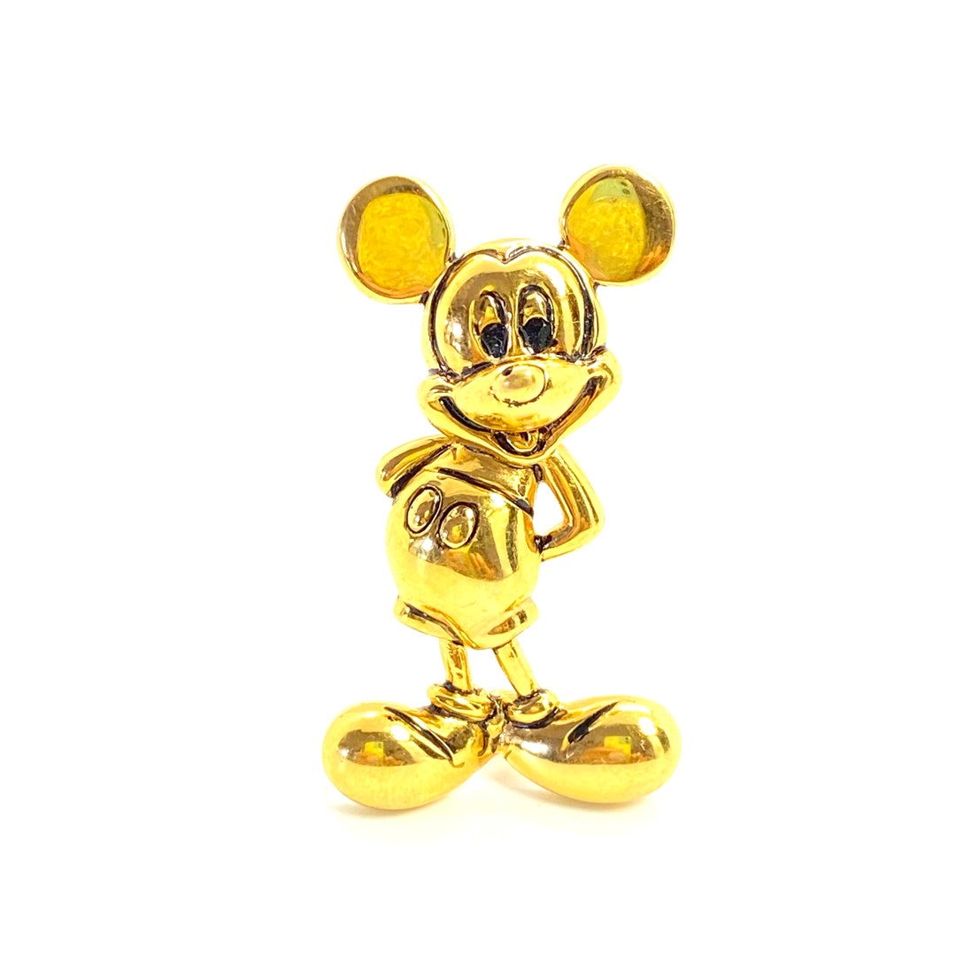 Vintage Gold Tone Mickey Mouse Disney Napier - Etsy New Zealand