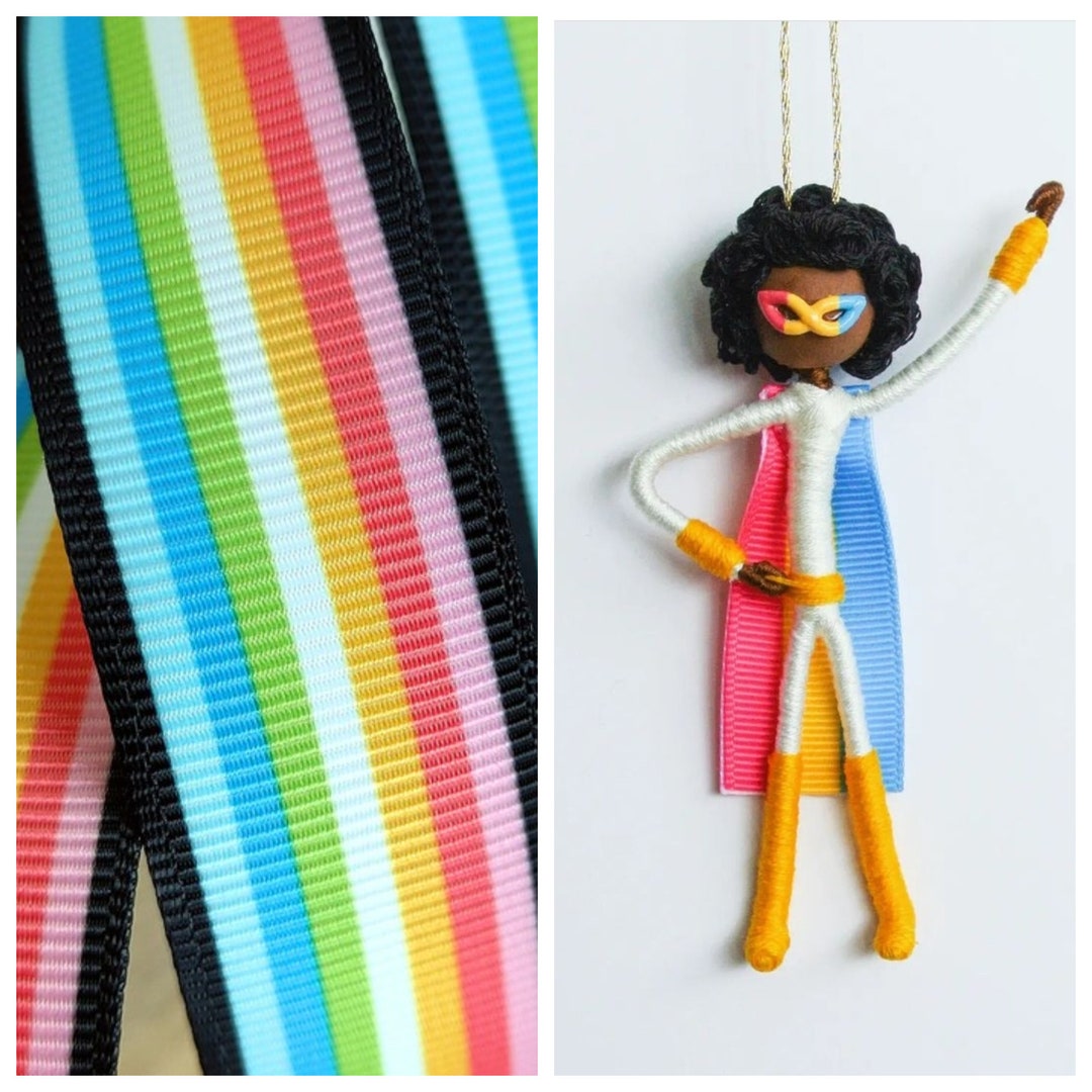 Custom Queer Pride Superhero Doll / Queer Pride / Queer Ornament - Etsy