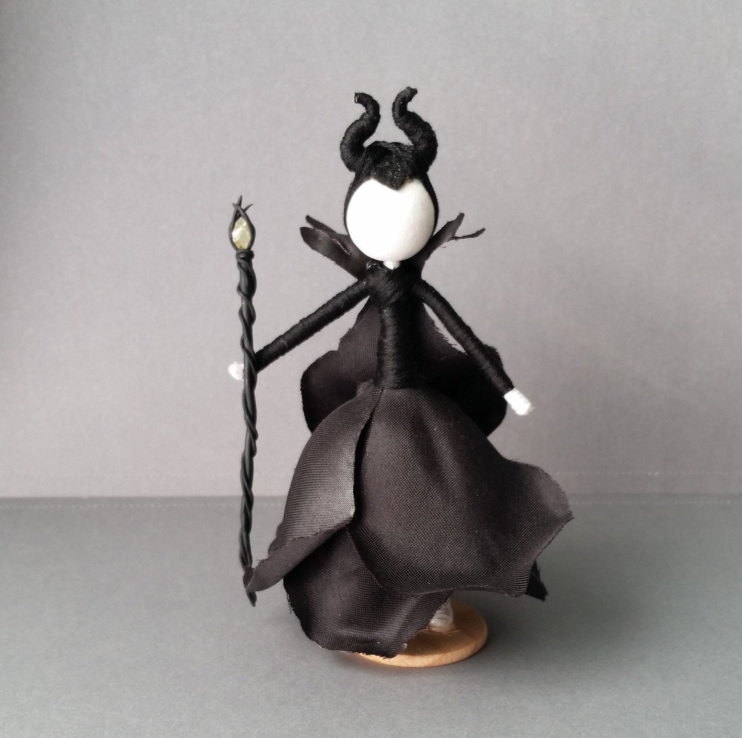 Maleficent Inspired Flower Fairy Doll - Etsy