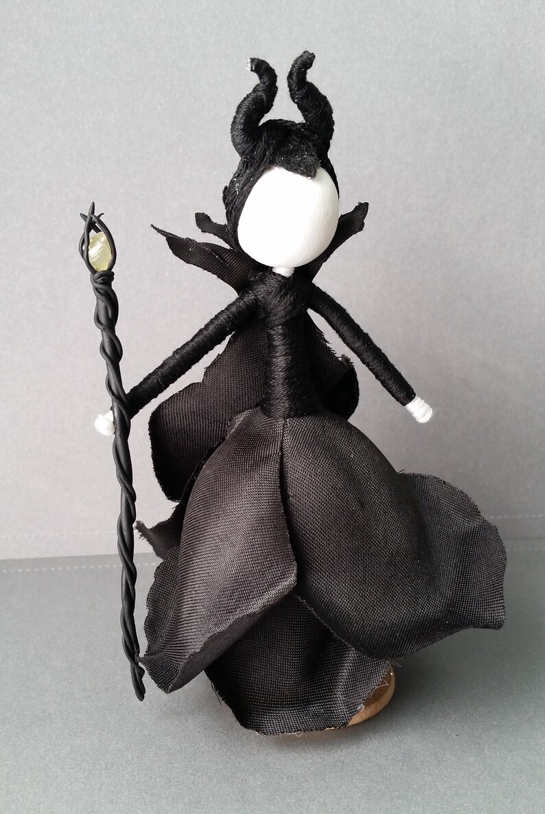 Maleficent Inspired Flower Fairy Doll - Etsy