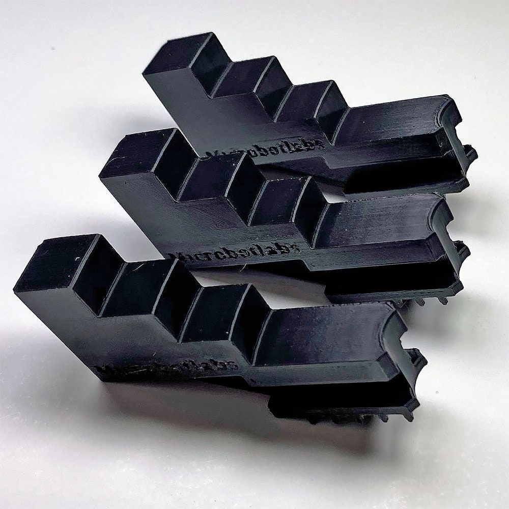 BLACK - 80mm Chuck Plastic Jaws for Laser Rotary Engraving Tumbler Jig ...