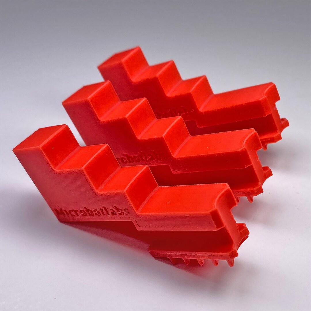 RED - 80mm Chuck Plastic Jaws for Laser Rotary Engraving Tumbler Jig ...