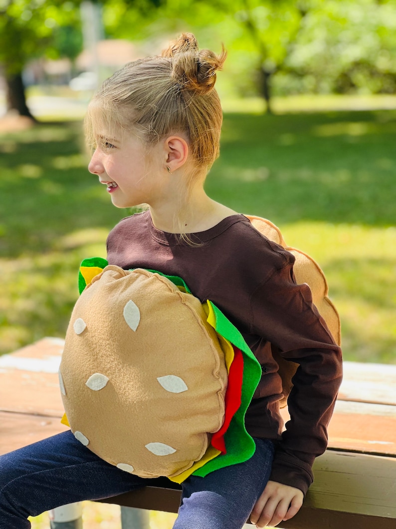 Kids Cheeseburger Costume Kids Cheeseburger Costume Food - Etsy