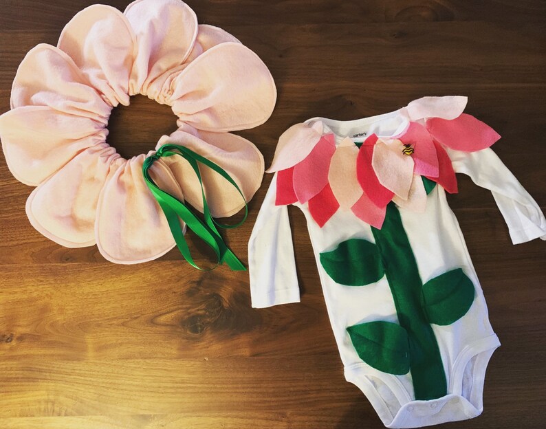 Pink Flower costume | Etsy