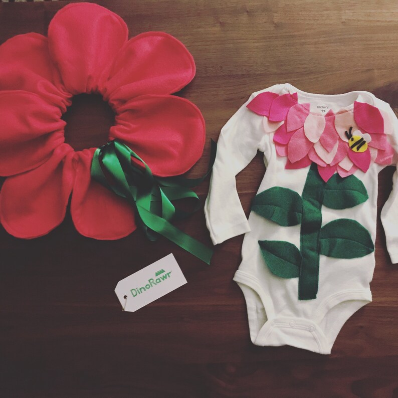 Pink Flower costume | Etsy