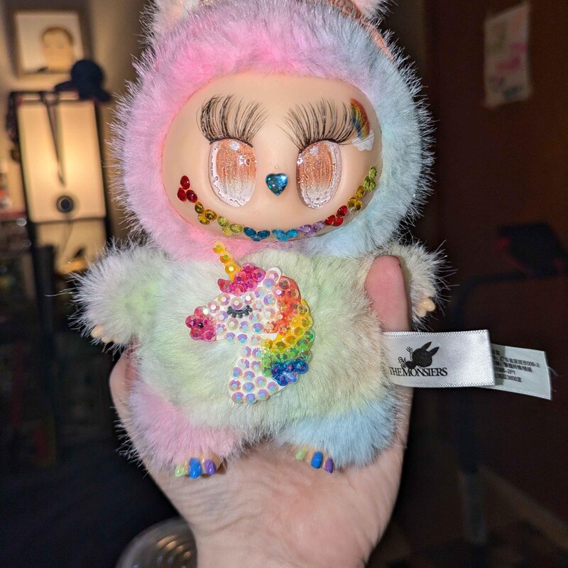 Labubu Rainbow Doll - Etsy